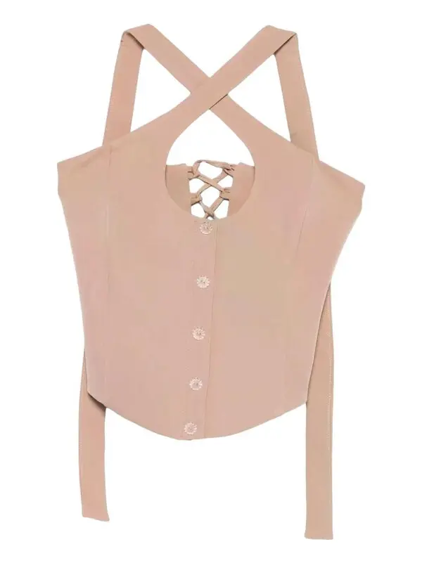 RHIZOME Corset Top - Neutrals