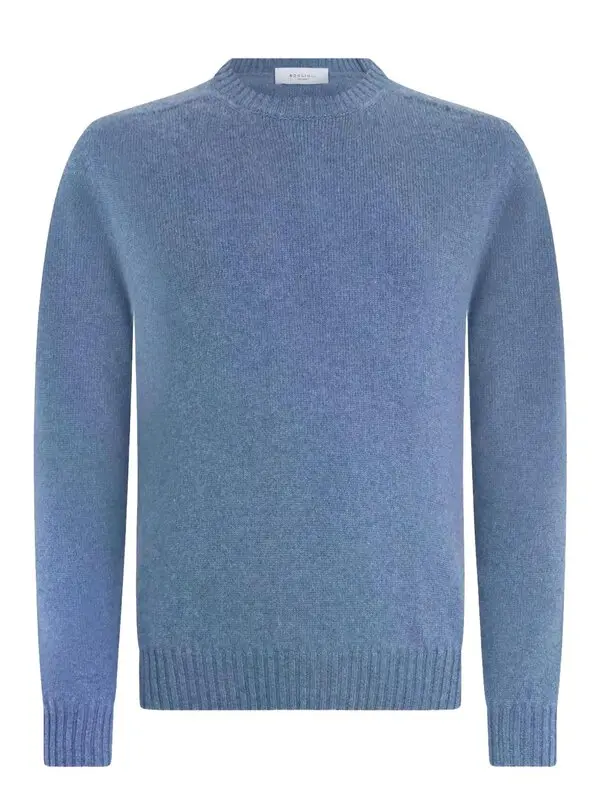 Boglioli Raglan Sleeve Sweater - Blue