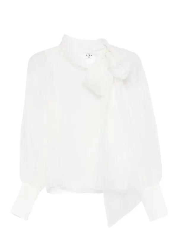 LITA COUTURE Ellise Blouse - White