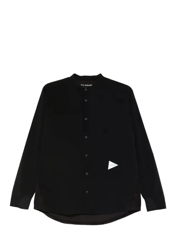 AND WANDER Pocket Shirt - Black