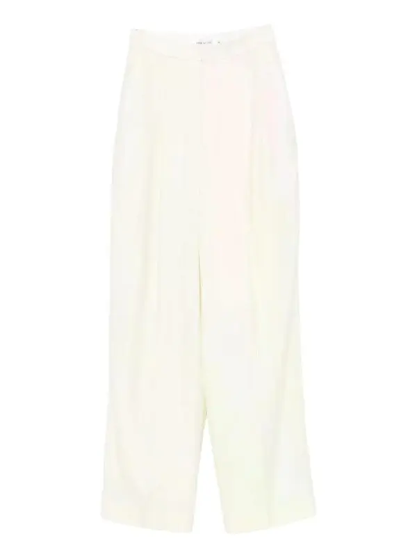 AYA MUSE Pleated Trousers - White