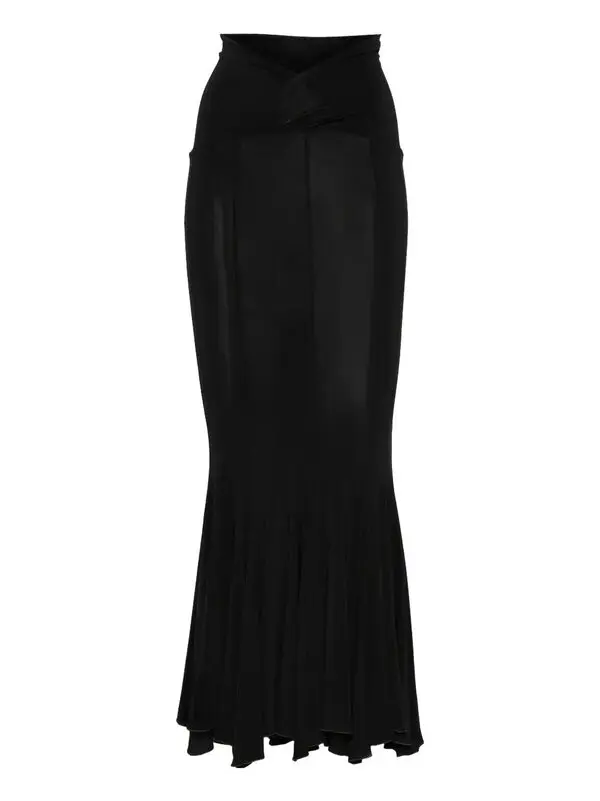 NENSI DOJAKA Panelled Maxi Skirt - Black