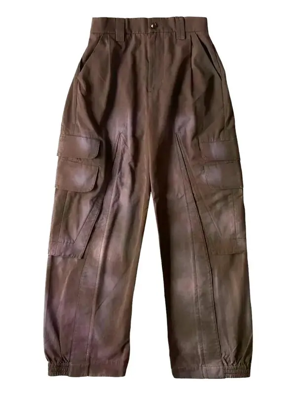 NAMESAKE Sprayed-effect Cargo Pants - Brown