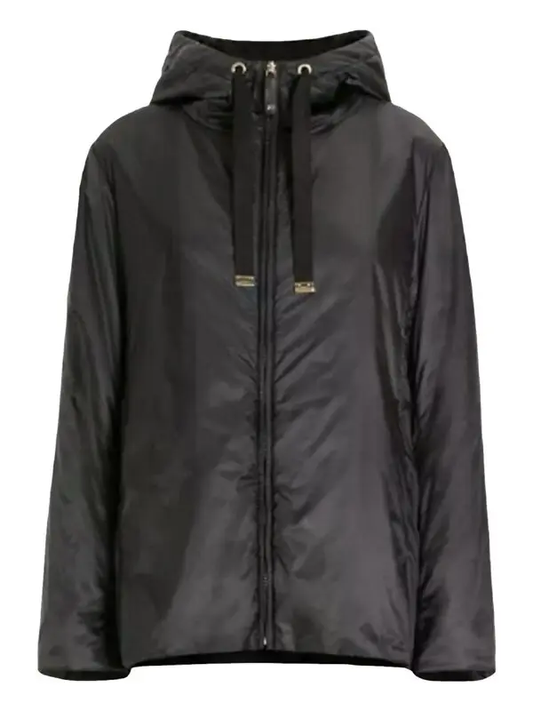 Max Mara Hooded Jacket - Black