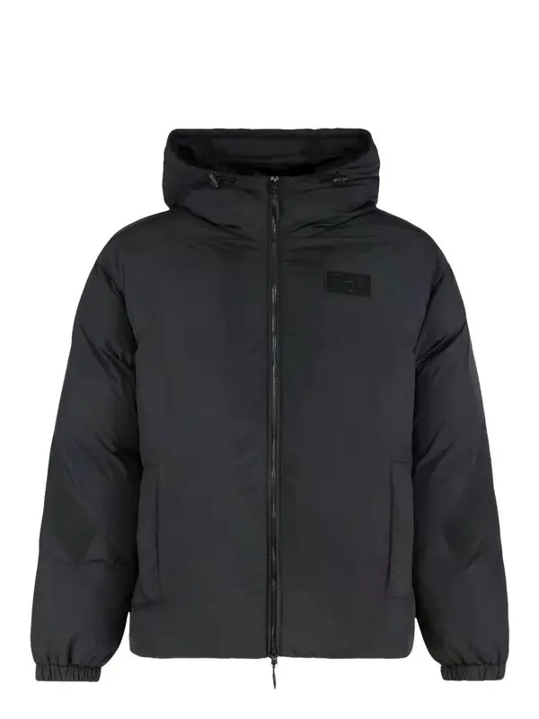 Emporio Armani Hooded Padded Jacket - Black