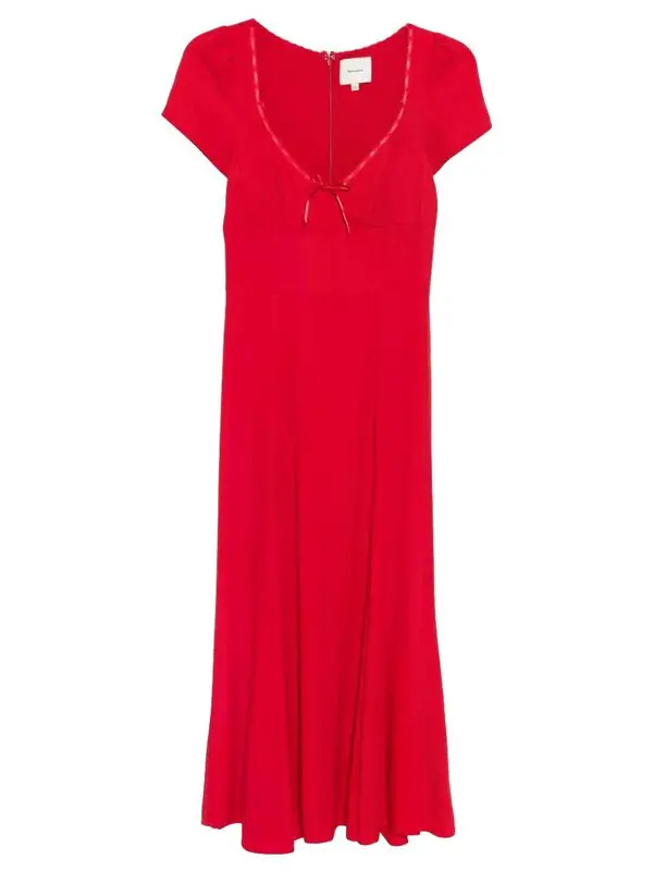 REFORMATION Afton Dress - Red
