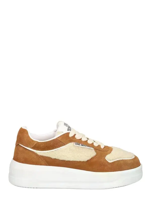 Moschino Lace-up Sneakers - Brown