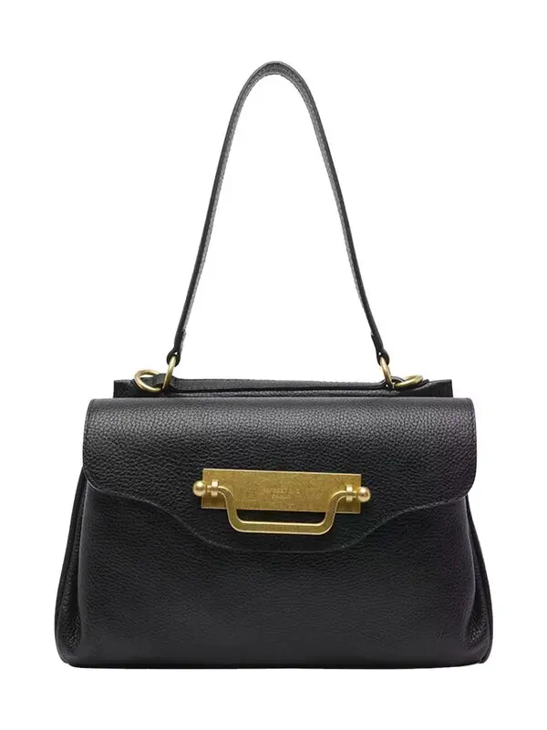 MY BEST BAG FIRENZE Leather Shoulder Bag - Black