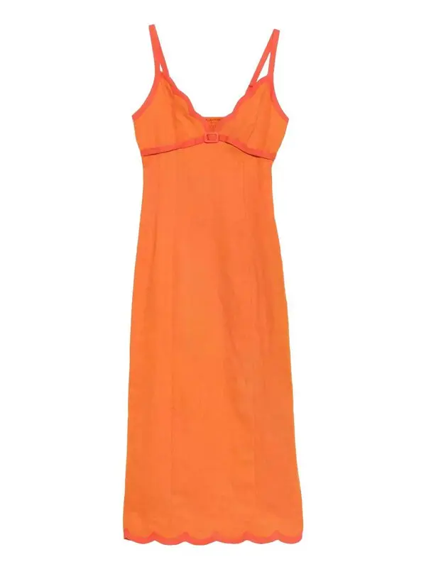 REFORMATION Sara Dress - Orange
