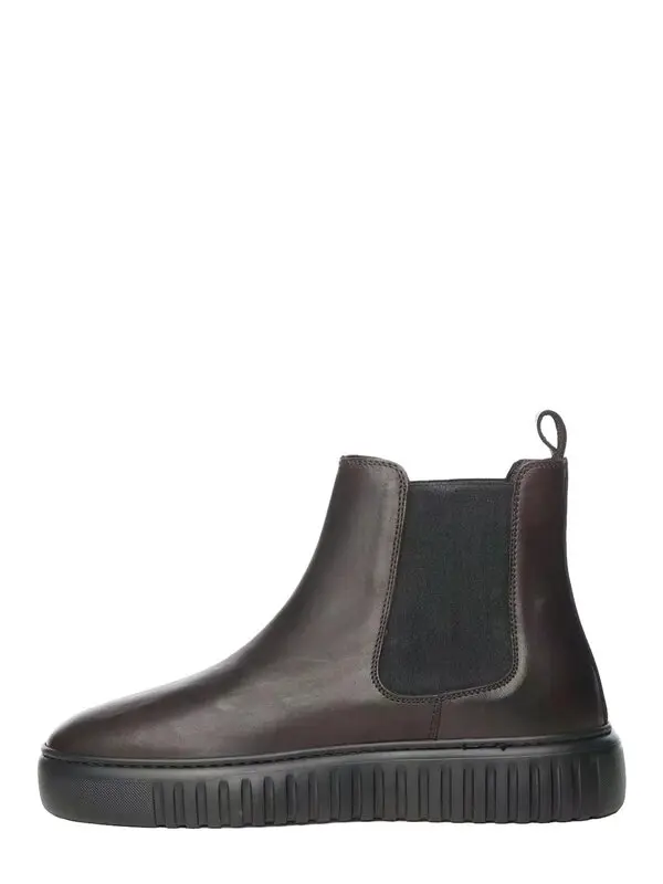 GIULIANO GALIANO Metis Leather Ankle Boots - Brown