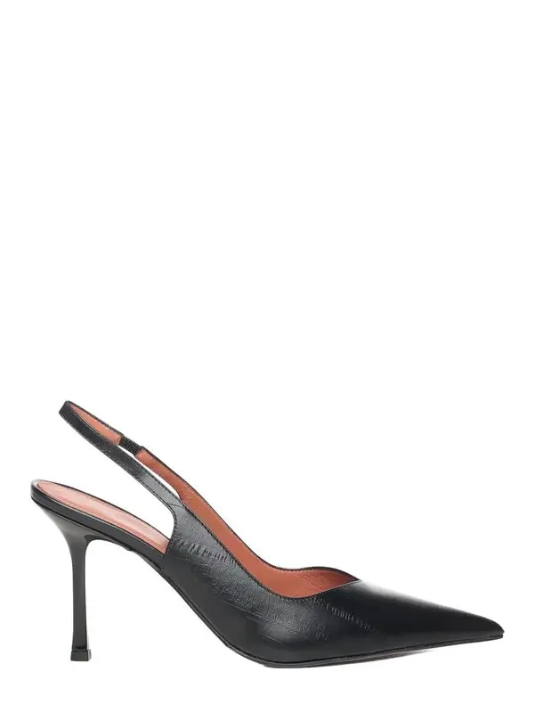GIULIANO GALIANO 90mm Pointed Slingback Pumps - Black