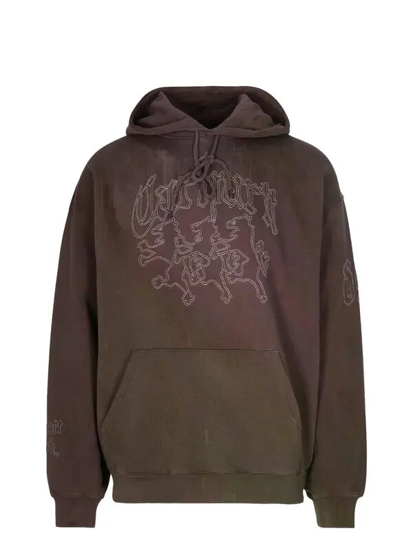 Carhartt Work In Progress Graphic Hooded Sweatshirt - Brown