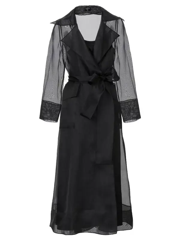 LITA COUTURE Clair Midi Dress - Black