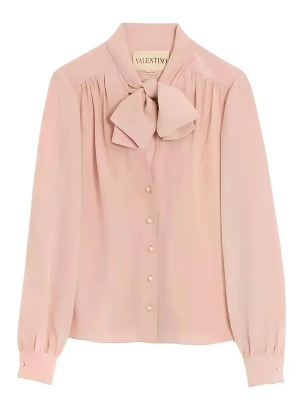 Valentino Garavani Bow-detail Blouse - Pink