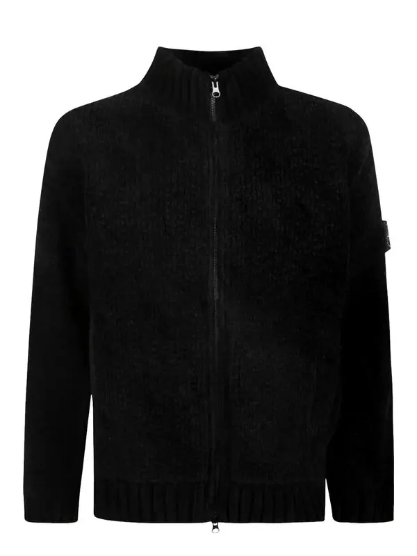 Stone Island Long-sleeve Cardigan - Black