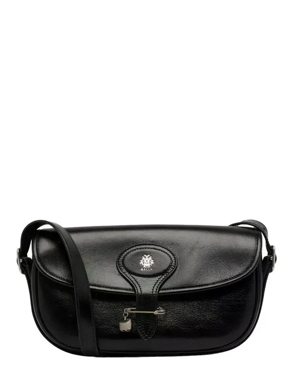 Bally Logo-plaque Crossbody Bag - Black
