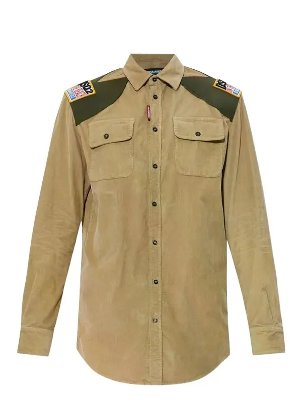 Dsquared2 Corduroy Shirt - Neutrals