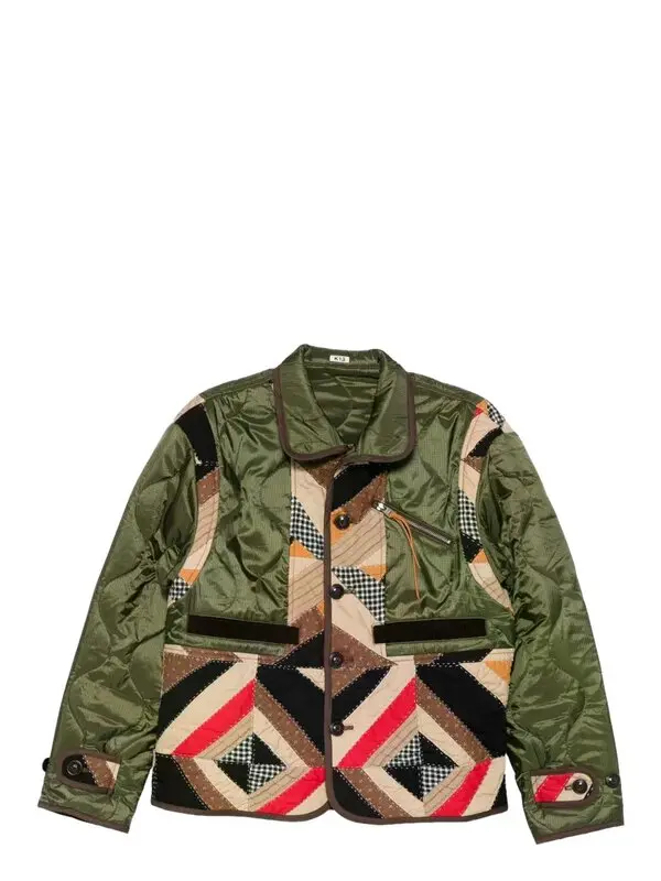 KHOKI Patchwork Jacket - Green