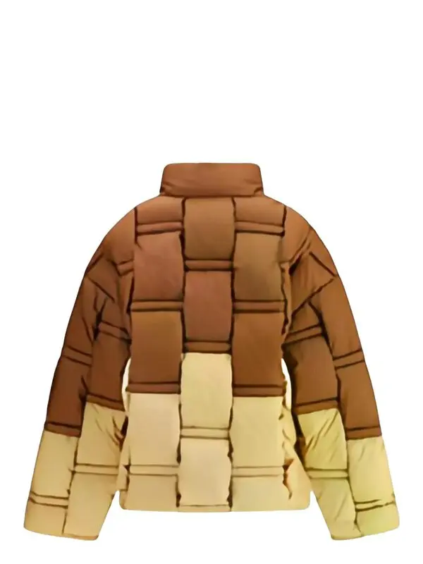 RAXXY Woven Puffer Jacket - Brown