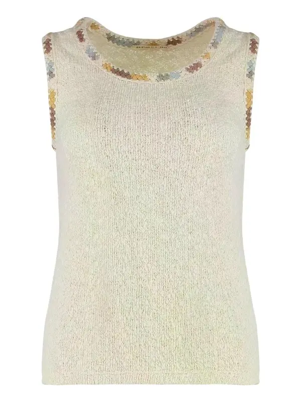 KRISTINA TI Knitted Top - Neutrals