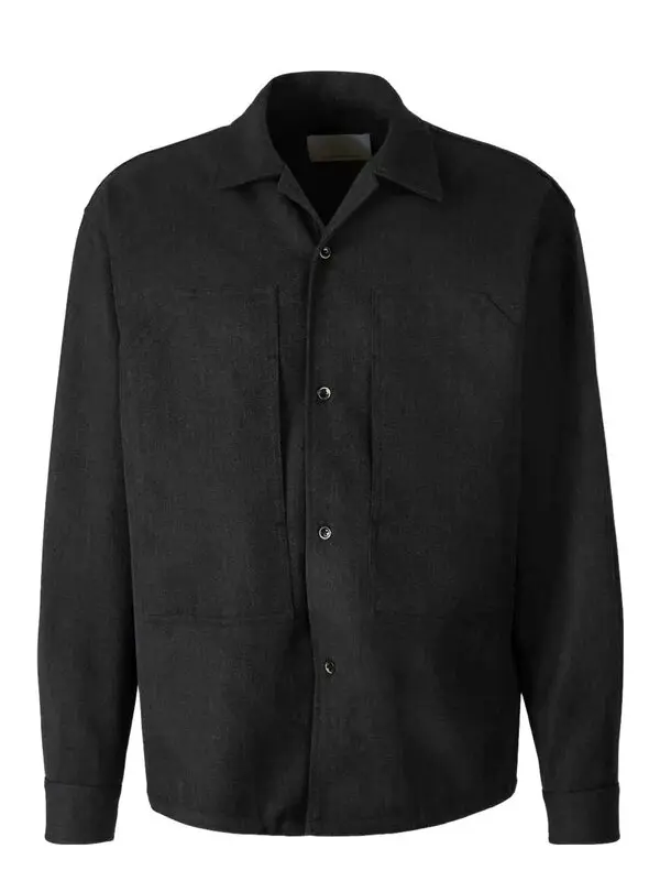 NINE:INTHE:MORNING Buttoned Long Jacket - Black