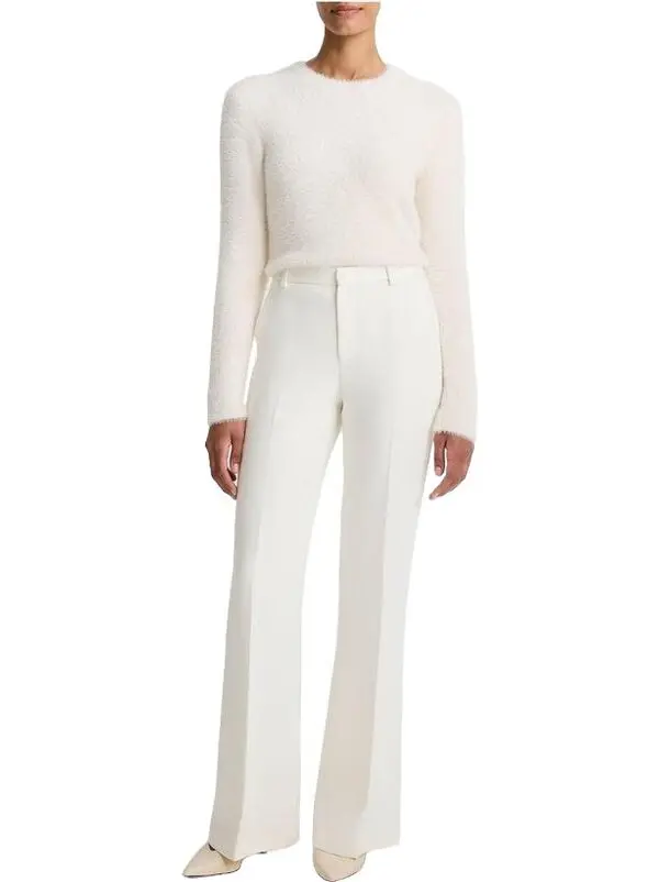 Vince Sculptural Flare Trouser - White