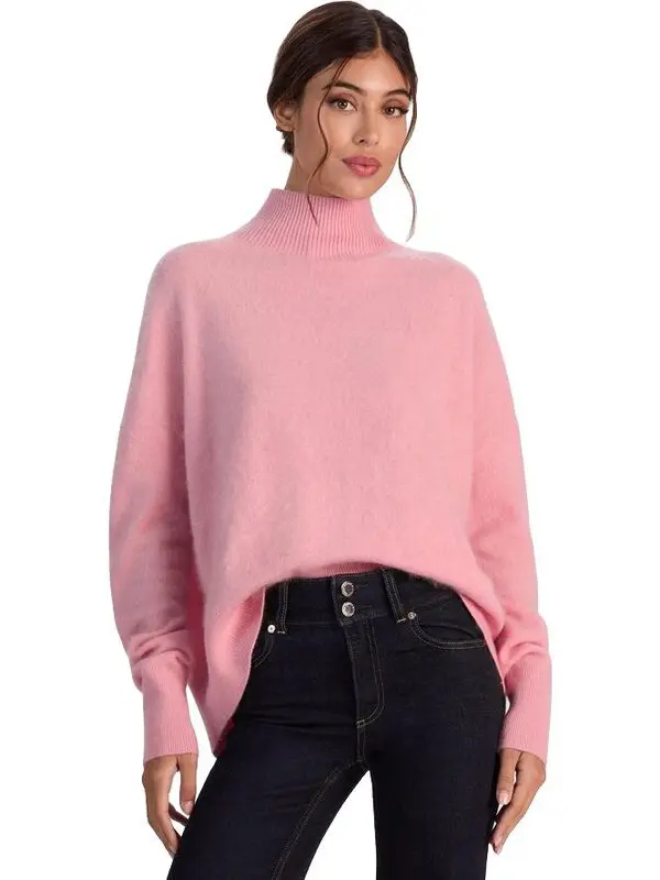 Alice + Olivia Barbra Turtleneck - Natural