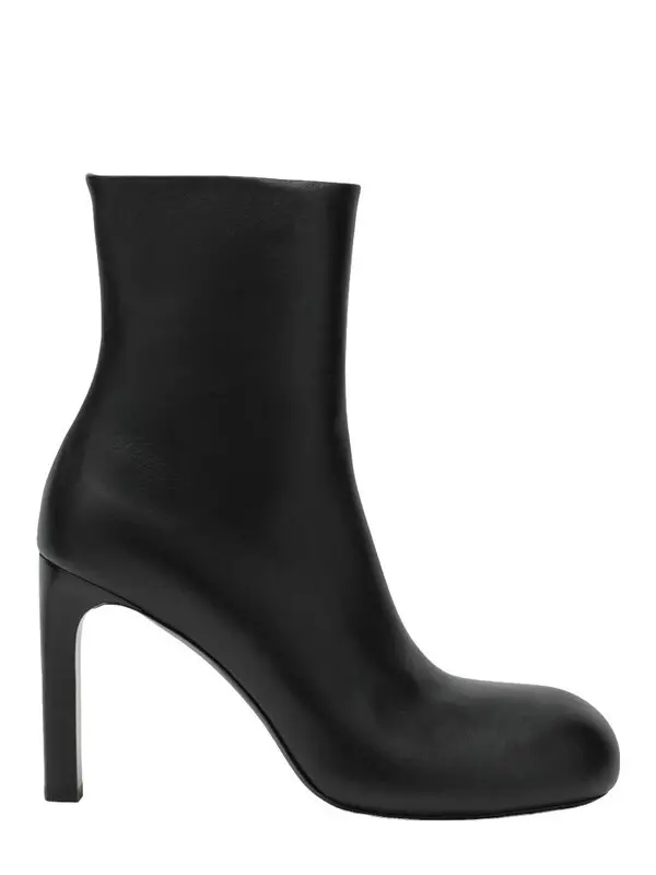 Balenciaga Fargo Leather Ankle Boots - Black
