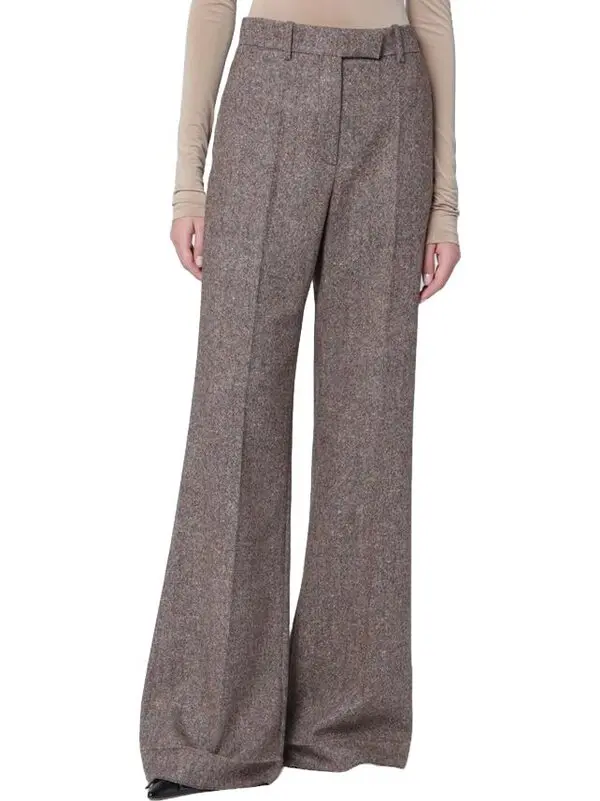 Valentino Garavani Patterned Wool Palazzo Trousers - Print