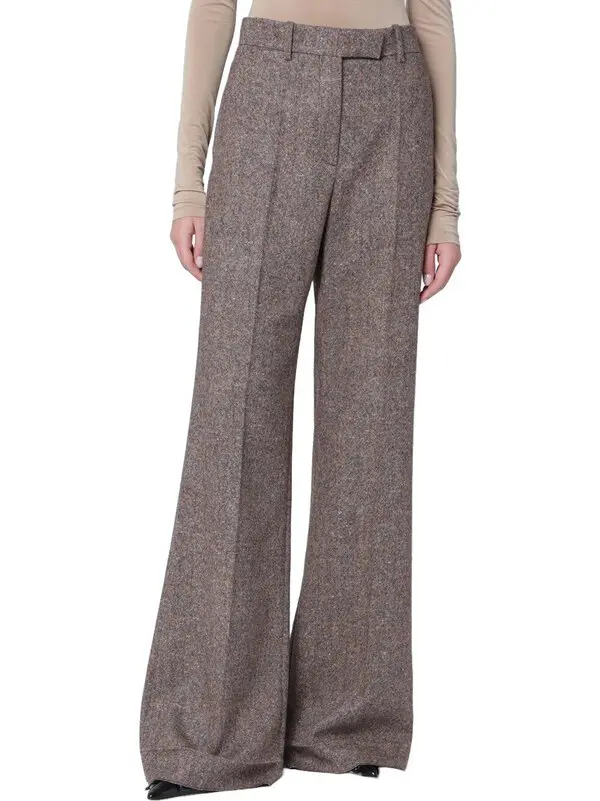 Valentino Garavani Patterned Wool Palazzo Trousers - Print