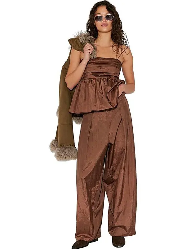 S/W/F Parachute Pant Set - Cocoa