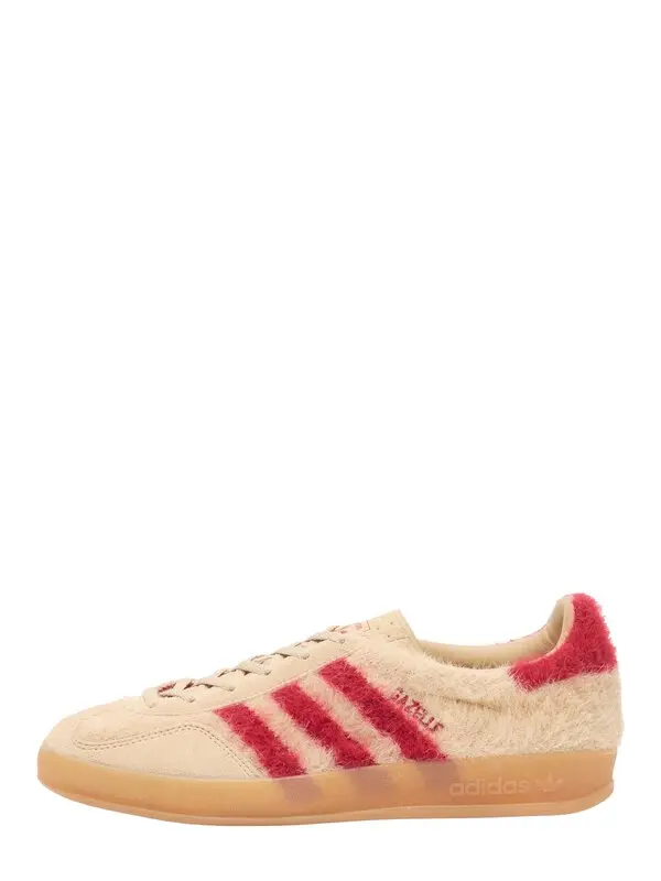 Adidas Gazelle Indoor Sneakers - Magic Beige/team Victory Red
