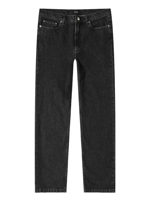 A.p.c. Martin Straight-leg Jeans - Faux Black
