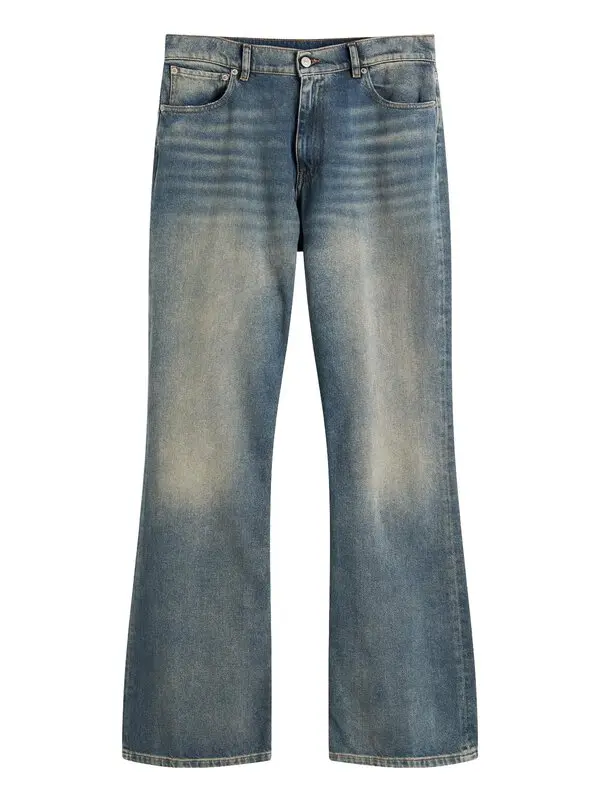 MAISON MARGIELA Vintage Wash Relaxed Fit Denim Jeans - Medium Blue