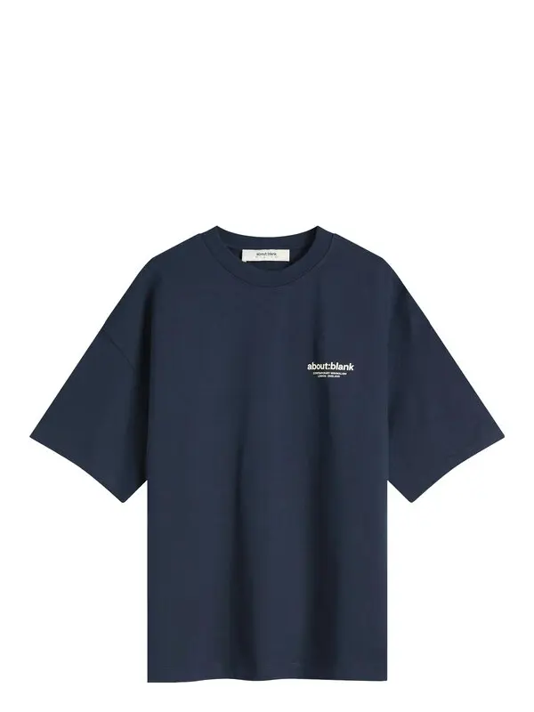 ABOUT:BLANK Emblem T-shirt - Navy
