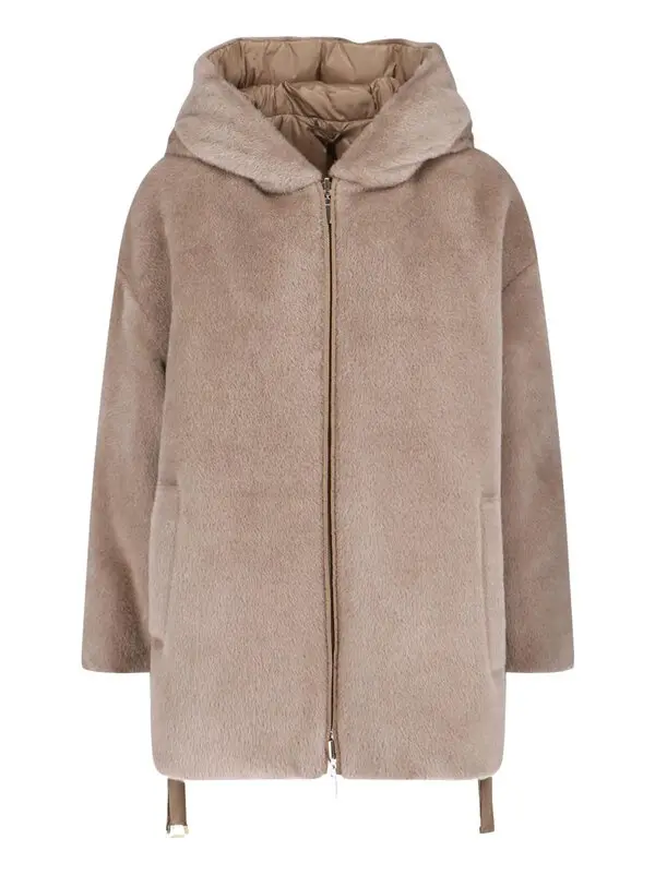 Max Mara The Cube Reversible Coat - Beige