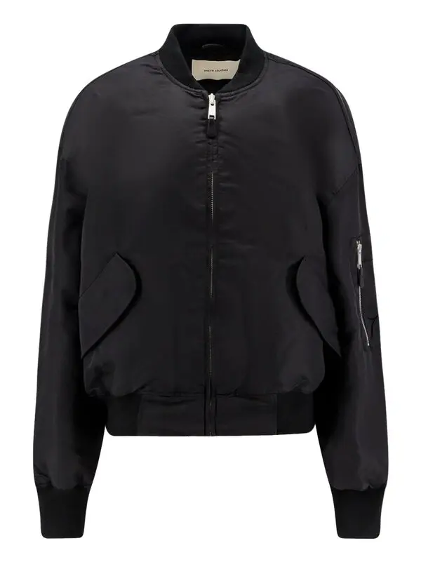 ENTIRE STUDIOS Broad Nylon Bomber - Black