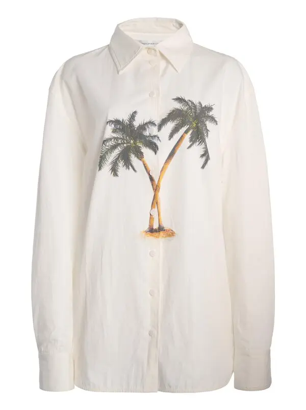 Christopher Esber Palm Mirage Cotton Shirt - White