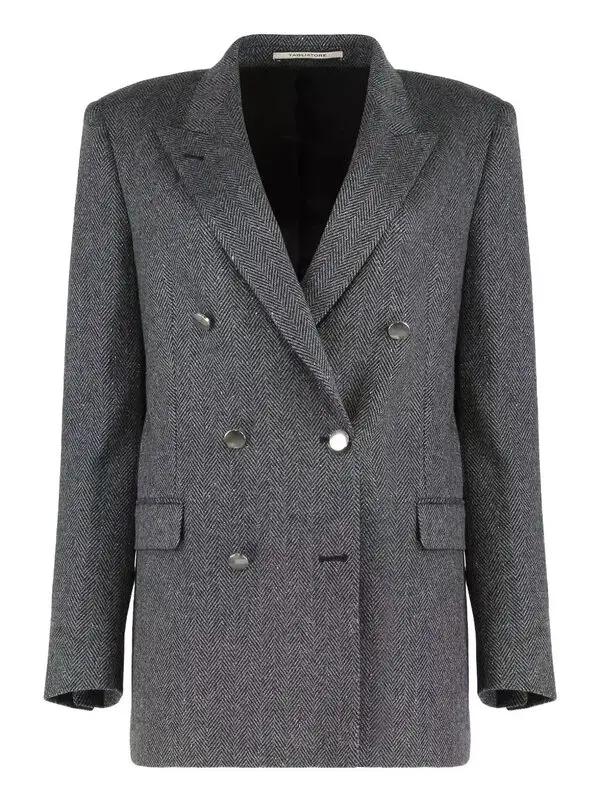 Tagliatore Jasmine Double-breasted Blazer - Grey