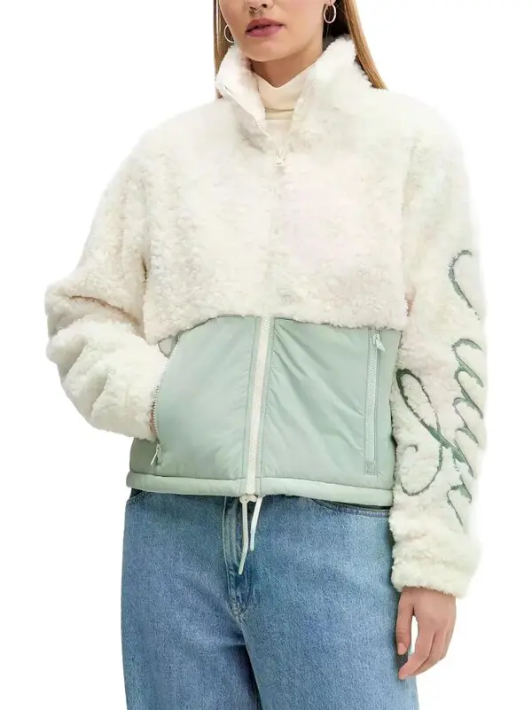 Hugo Color-block Teddy Jacket - White