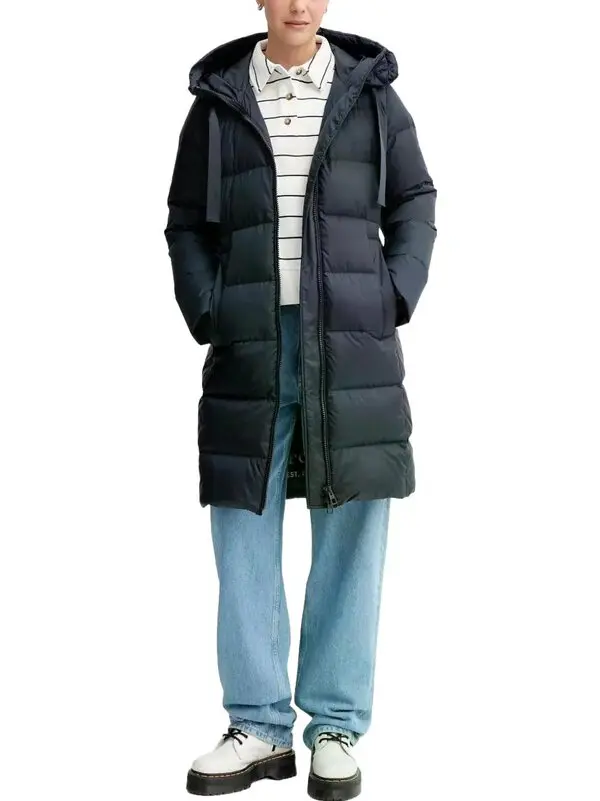 Marc O'polo Padded Hooded Coat - Blue