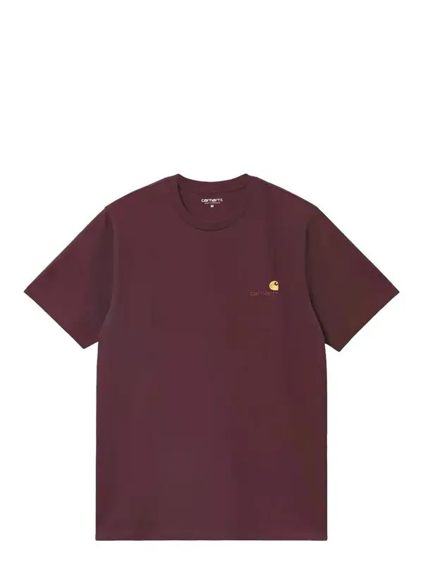 Carhartt Work In Progress American Script T-shirt - Red