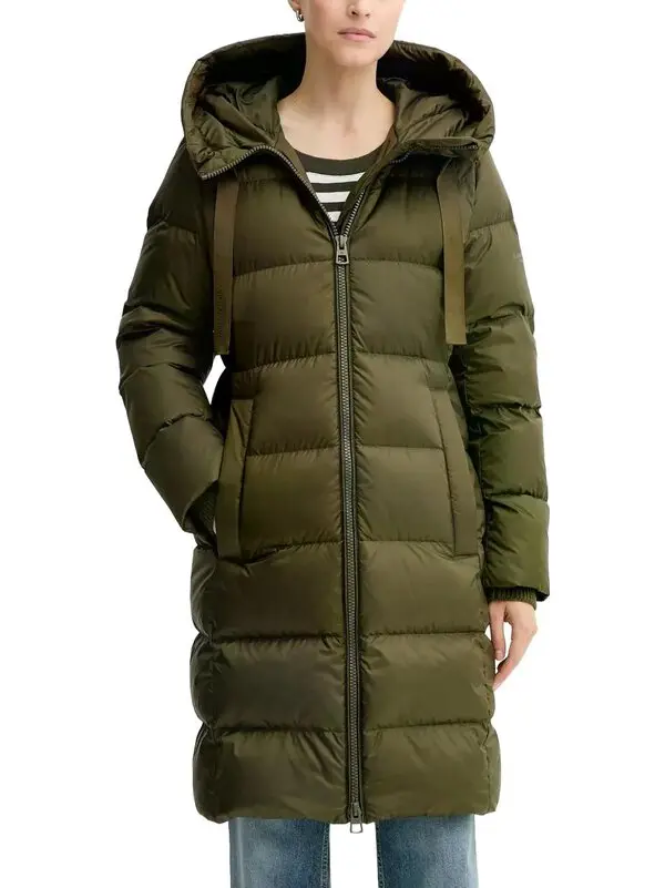 Marc O'polo Hooded Zip Coat - Green