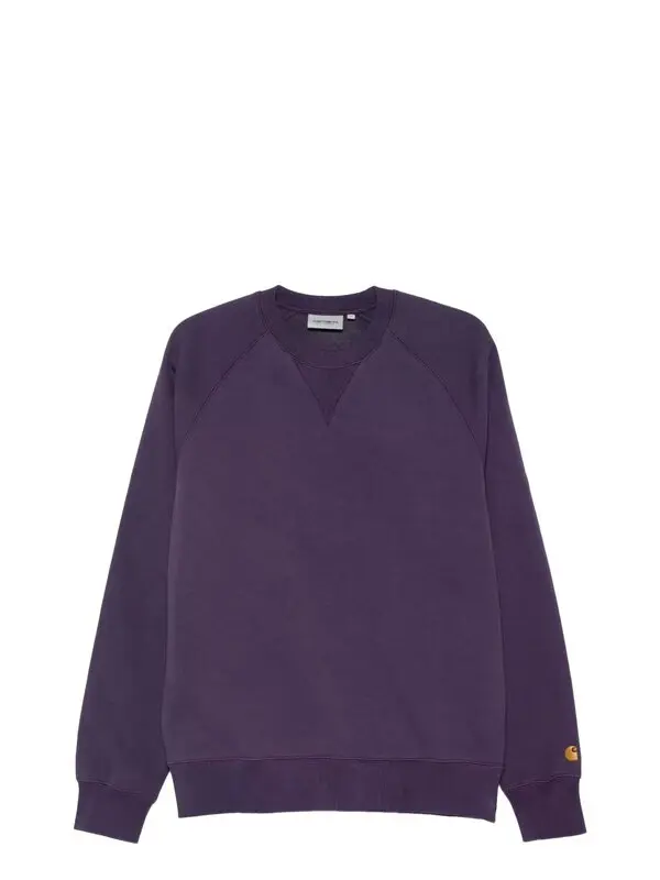 Carhartt Work In Progress Logo-embroidered Sweatshirt - Purple