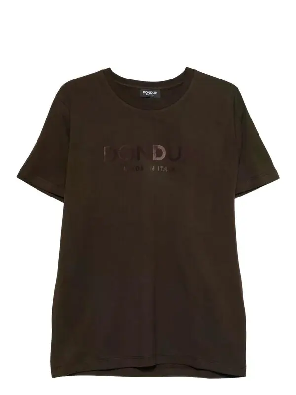 DONDUP Logo-print T-shirt - Brown