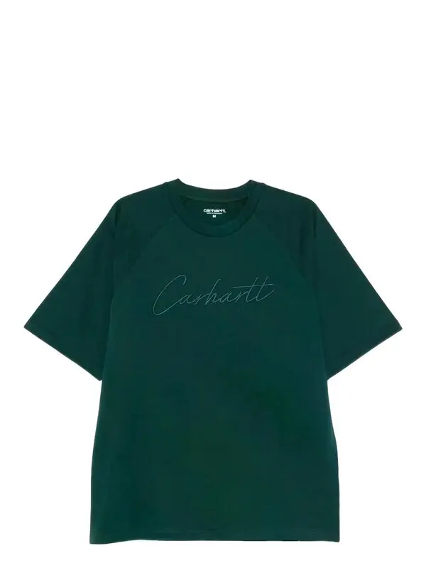 Carhartt Work In Progress Logo-embroidered T-shirt - Green