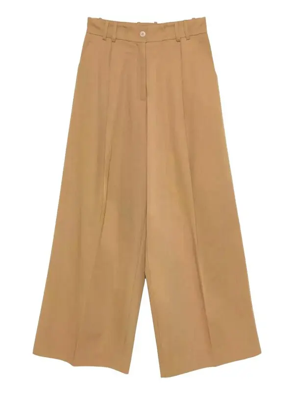 P.a.r.o.s.h Pleated Trousers - Brown