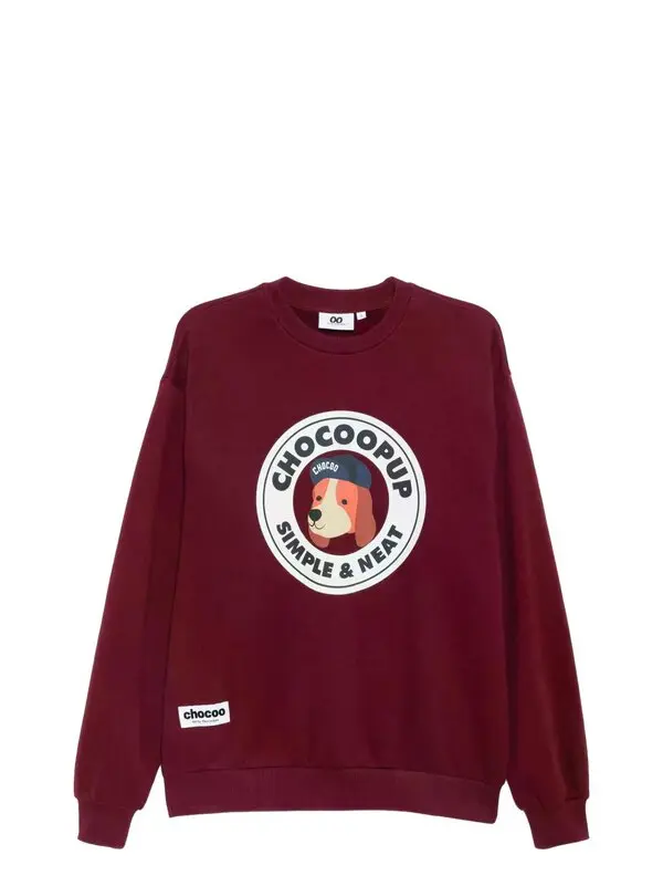 CHOCOOLATE Chocoo-pup Sweatshirt - Red