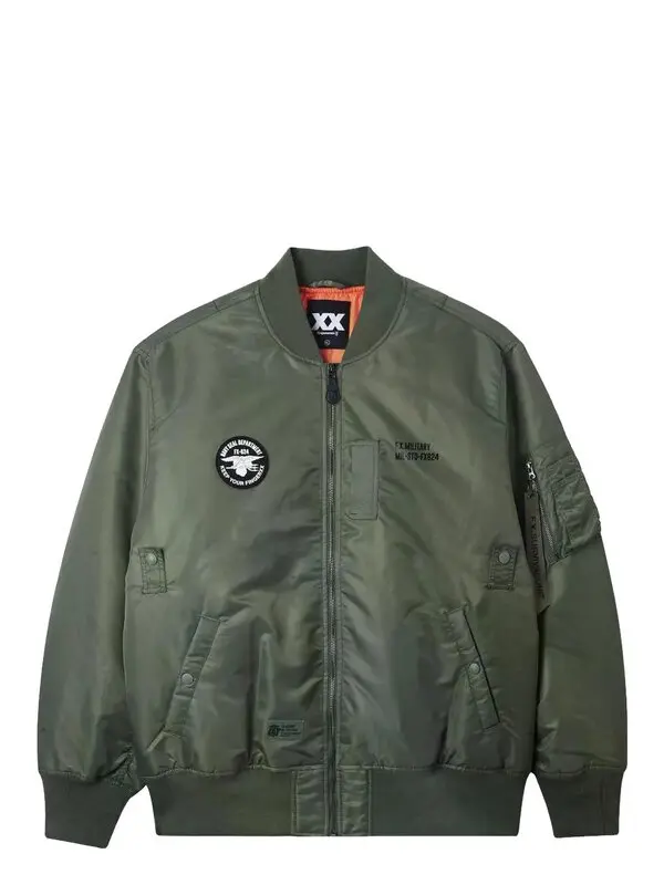FINGERCROXX Patch-detail Zip Jacket - Green