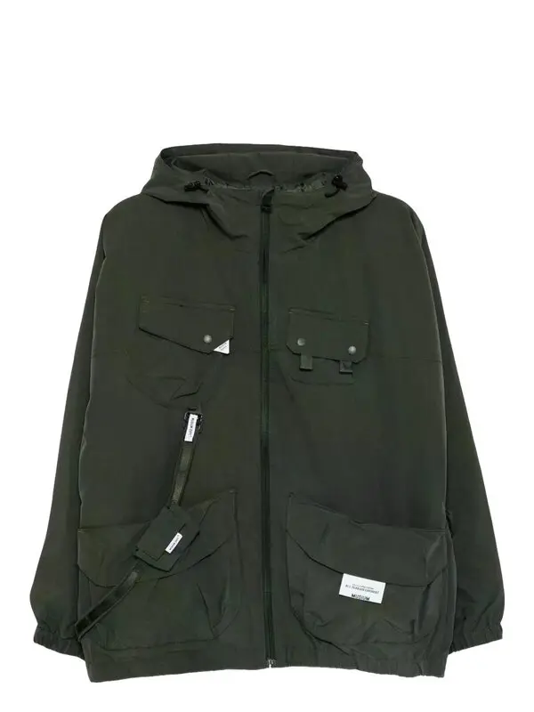 MUSIUM DIV. Multi-pockets Hooded Jacket - Green